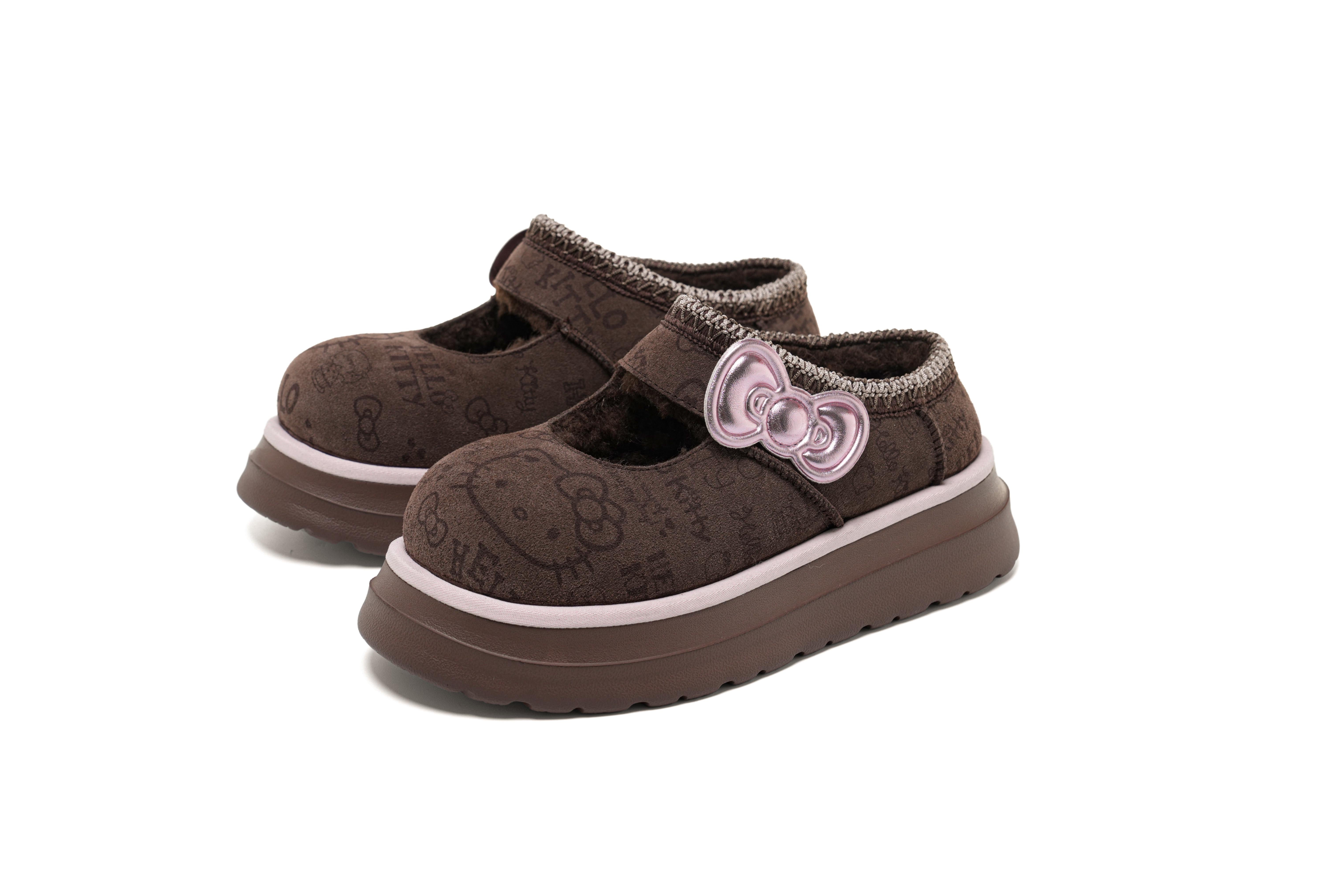 【OLD ORDER】Oboot-strap HELLO KITTY / Dark brown – OLD ORDER JAPAN